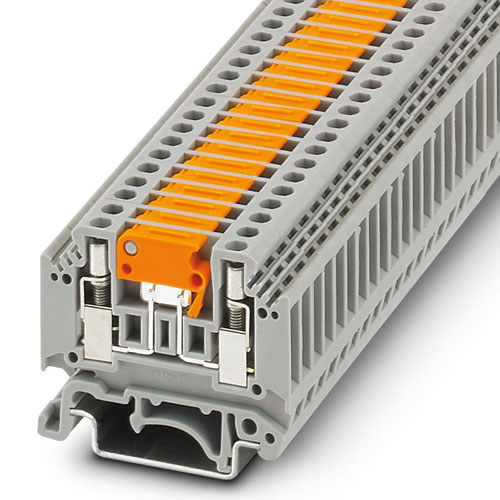 PHOENIX CONTACT - MTK-P/P MIT SPERRE - Knife-disconnect terminal block ...