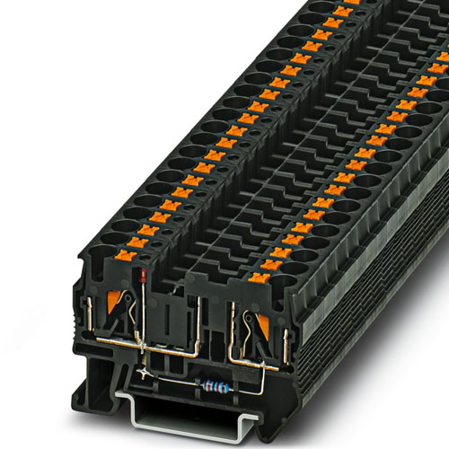 PHOENIX CONTACT - PT 4-FSI/F-LED 24 - Fuse modular terminal block ...