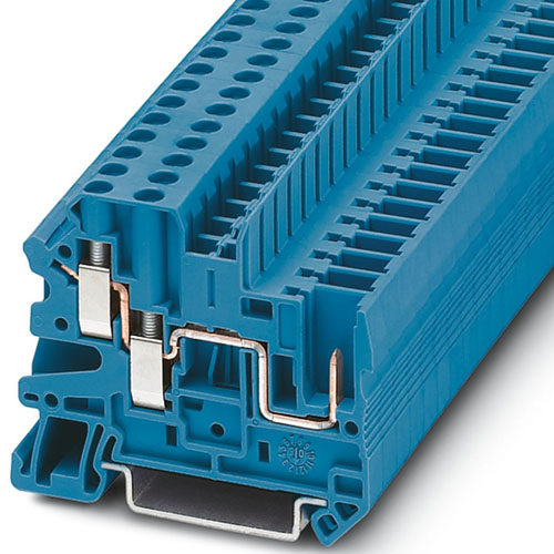 Phoenix Contact - UT 4-TWIN/ 1P BU - Feed-through terminal block | EXPONENT CONTROLS AND ...